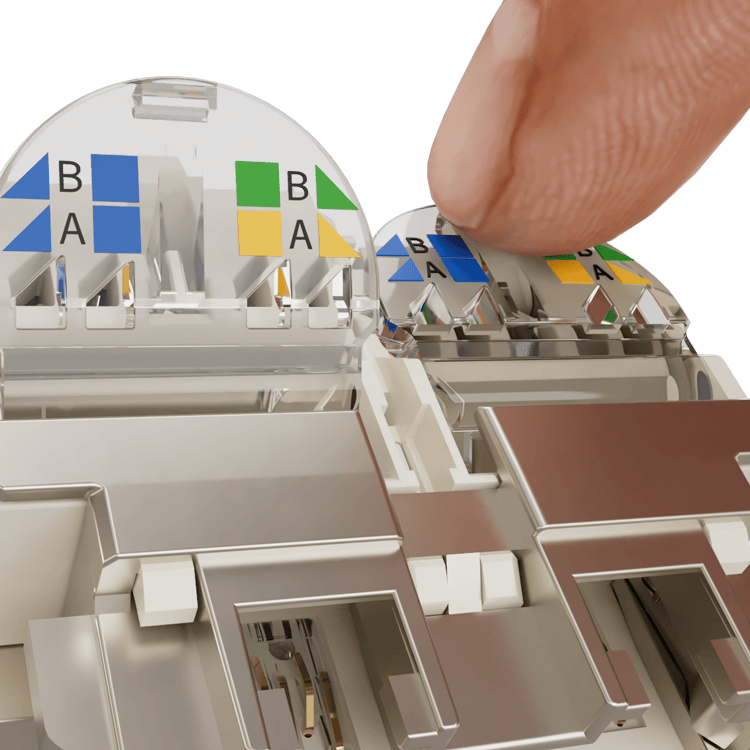 RJ45 data jack CobiNet RJ45-TL rapid: Cost-optimized solution with easy ...
